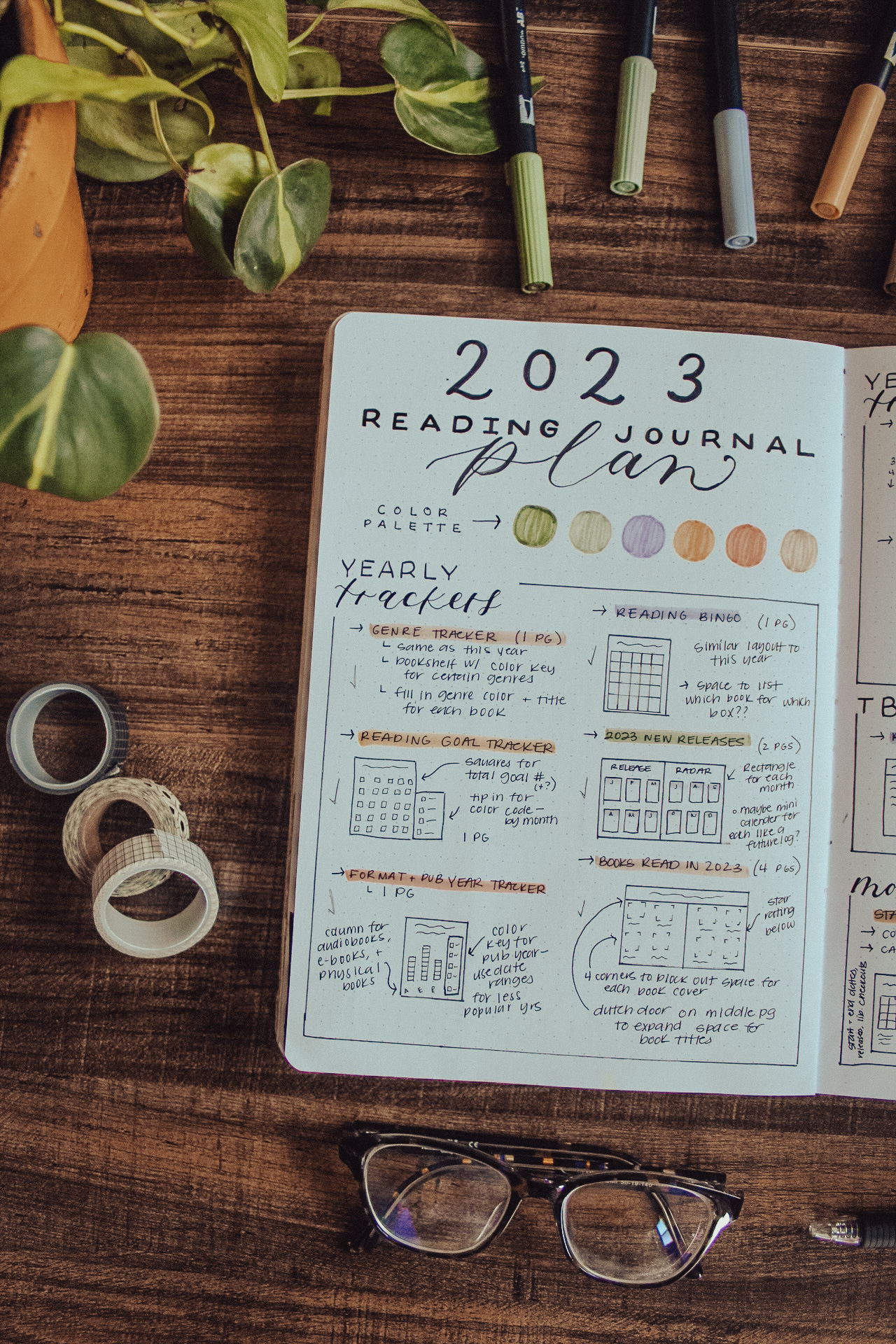 2023 Reading and Book Journal - Planned & Planted
