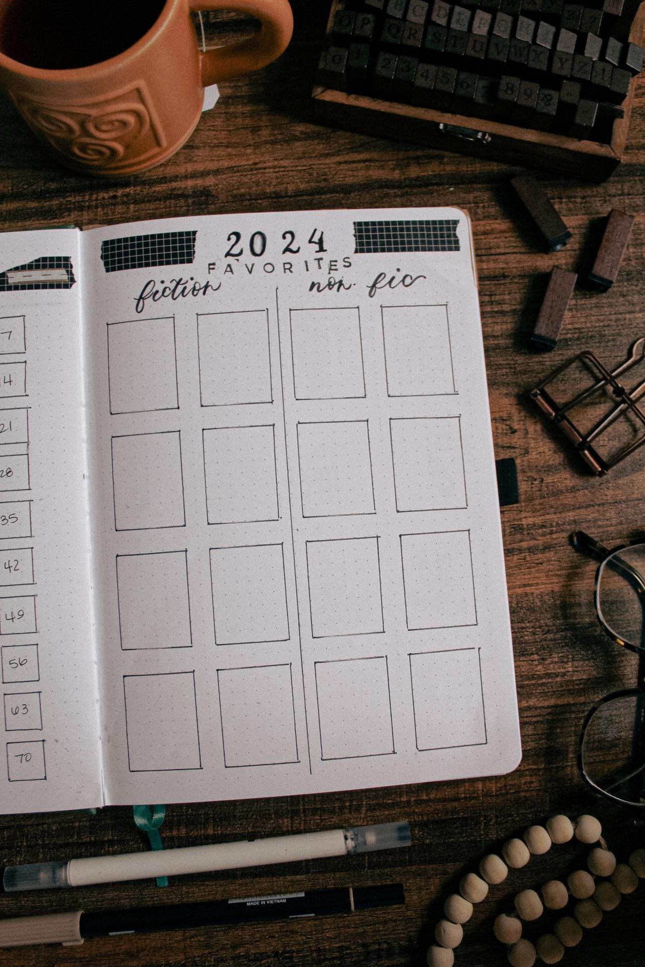 2024 Reading Journal Set-up & Ideas - Planned & Planted