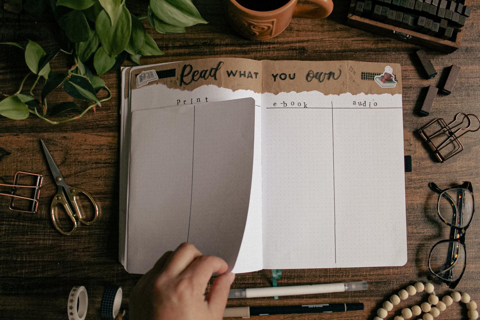 2024 Reading Journal Set-up & Ideas - Planned & Planted